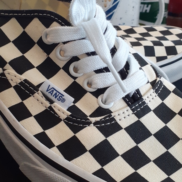 Vans | Shoes | Vans Authentic Checkerboard Shoes | Poshmark